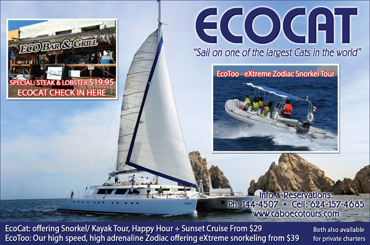 Ecocat -Ad Proof - Los Cabos Magazine Issue 25 - Cabo San Lucas