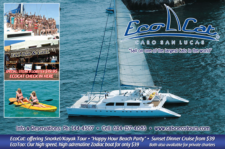 Ecocat -Ad Proof - Los Cabos Magazine Issue 33 - Cabo San Lucas